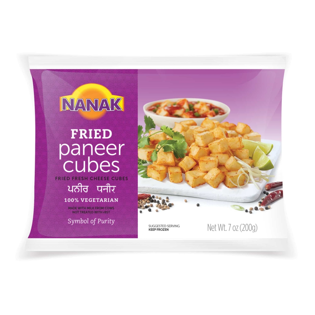 Nanak Paneer Cube Fried 200g - Edendale